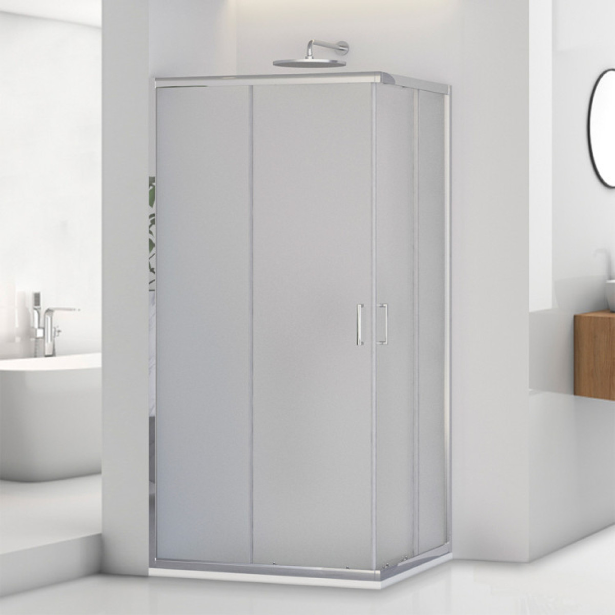 Box doccia angolare stampato c 80x100cm T-Special