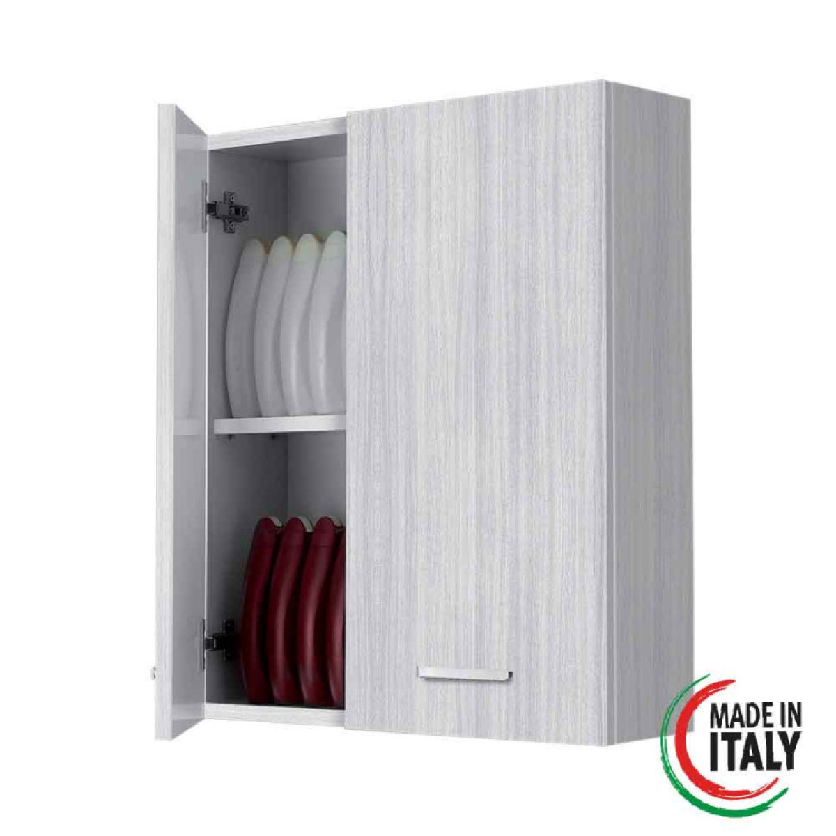 Pensile Stella 60cm in nobilitato melaminico grigio